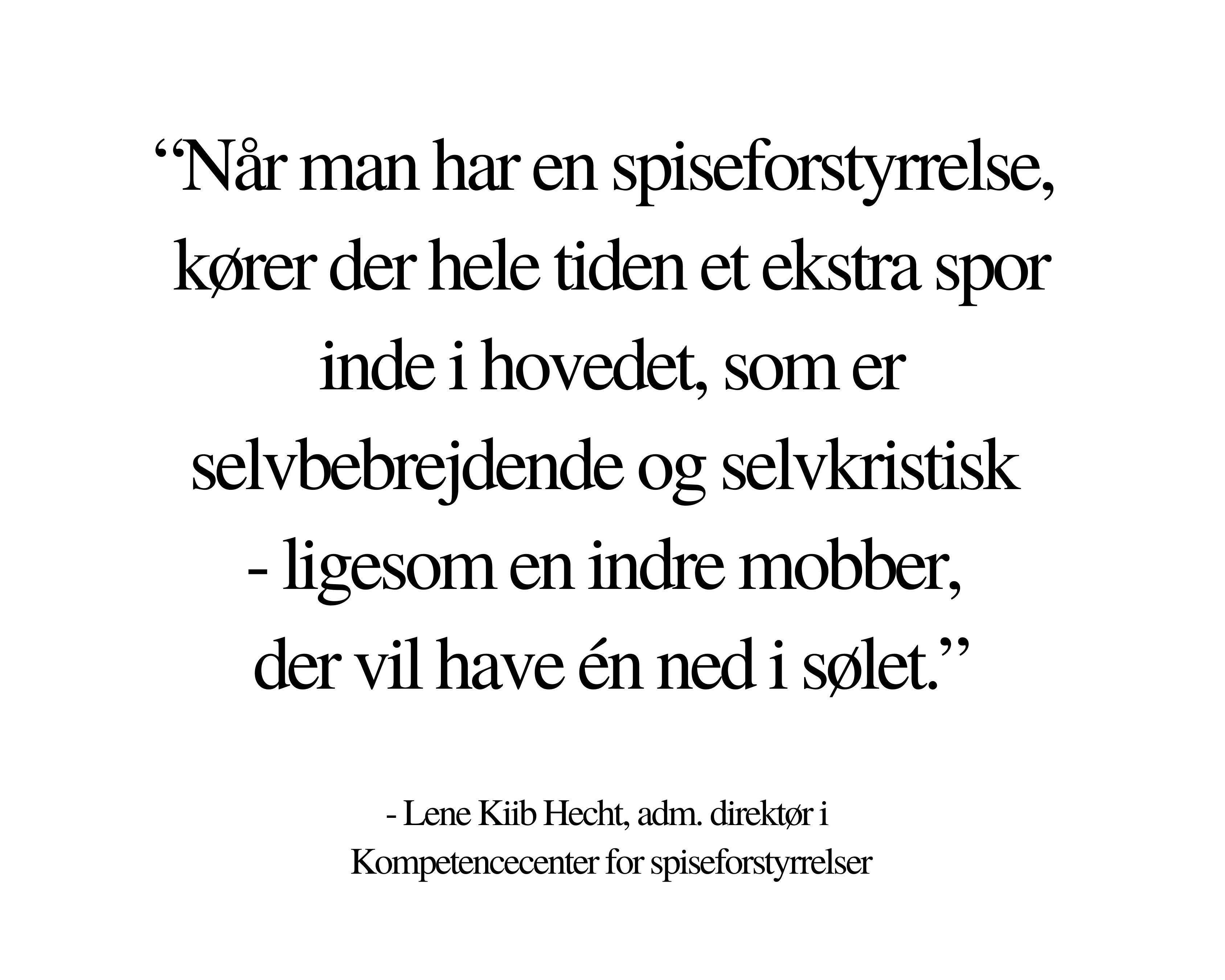 Ego: Gravid med spiseforstyrrelse